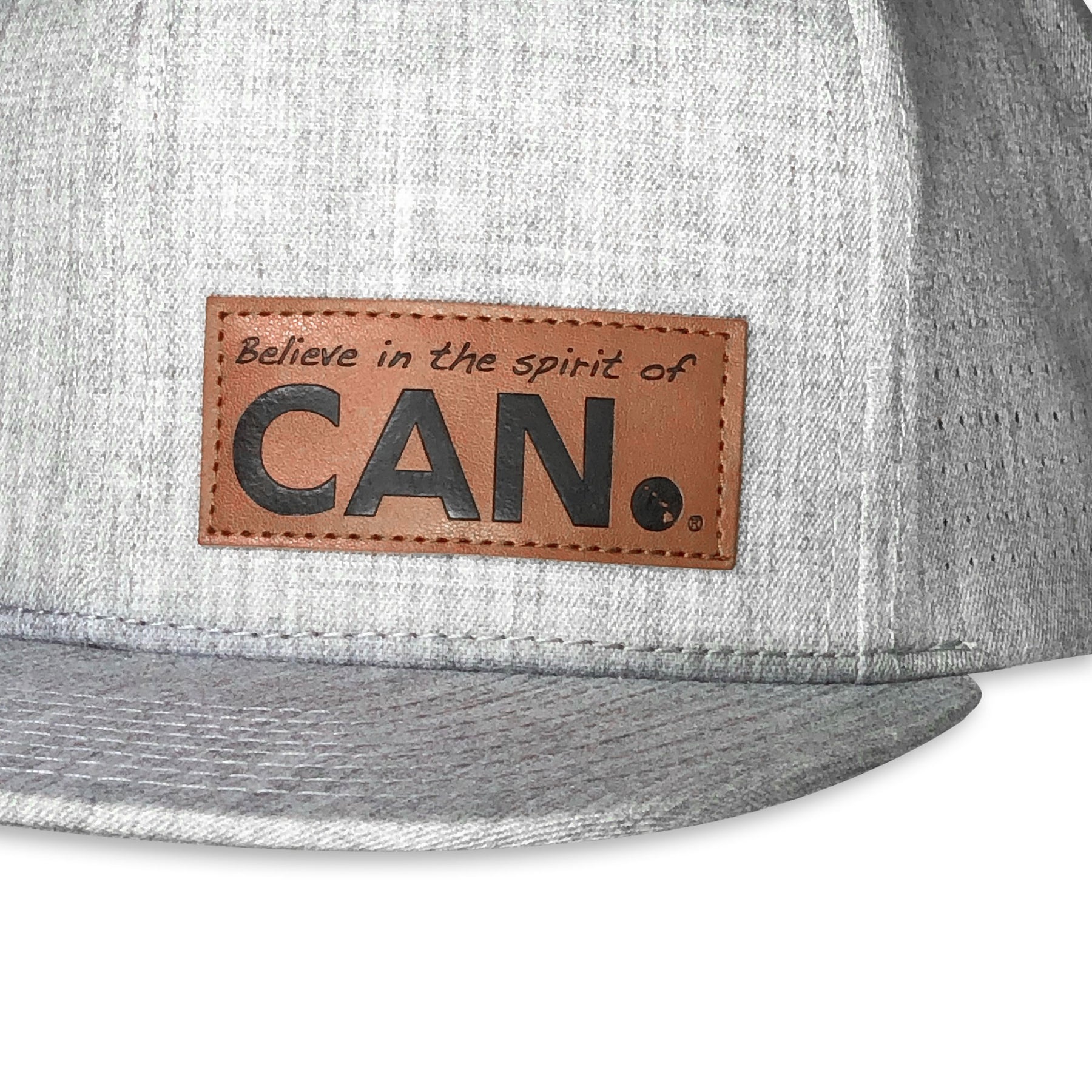 Grey Denim CAN. Snapback Cap – Spirit of CAN.